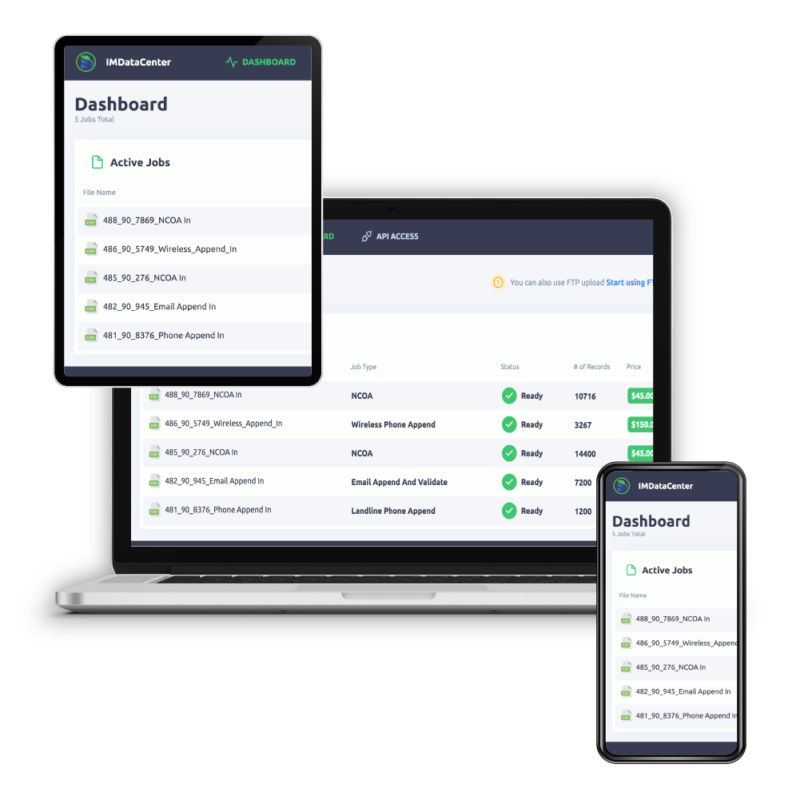 Data Append Services | IMDataCenter